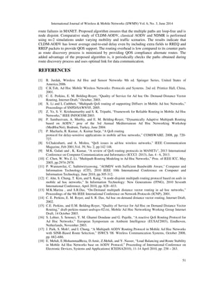 A cross layer delay-aware node disjoint multipath routing algorithm for mobile ad hoc networks | PDF