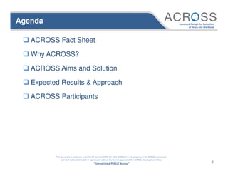 ACROSS Project overview | PPT