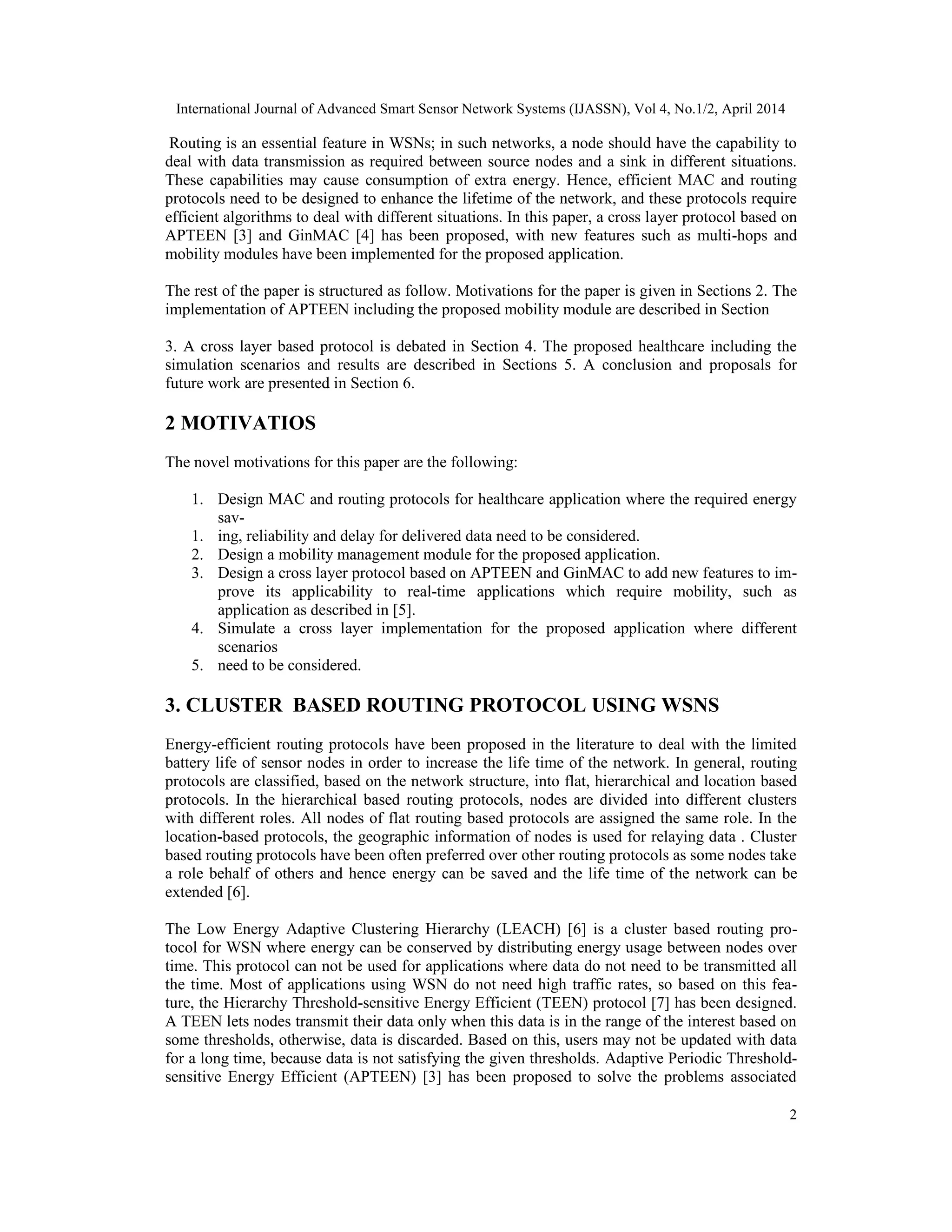 A Cross Layer Protocol Based On Mac And Routing Protocols For