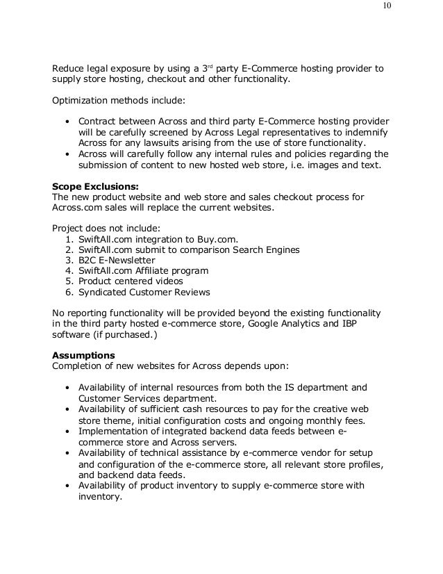 Project Charter Of Wedding