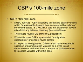 Across the line - Advocacy at U.S. ports of entry | PPT