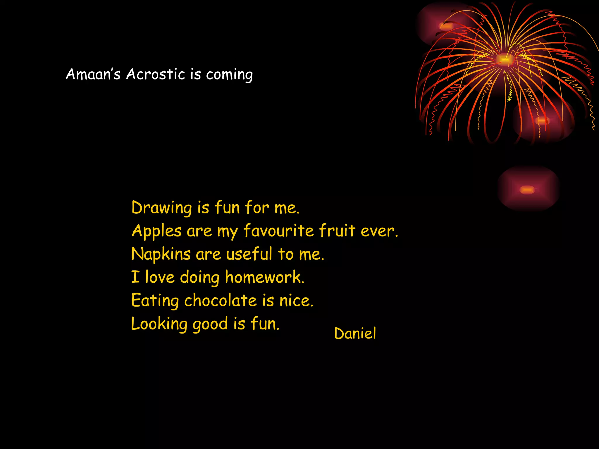 Acrostic Poems | PPT