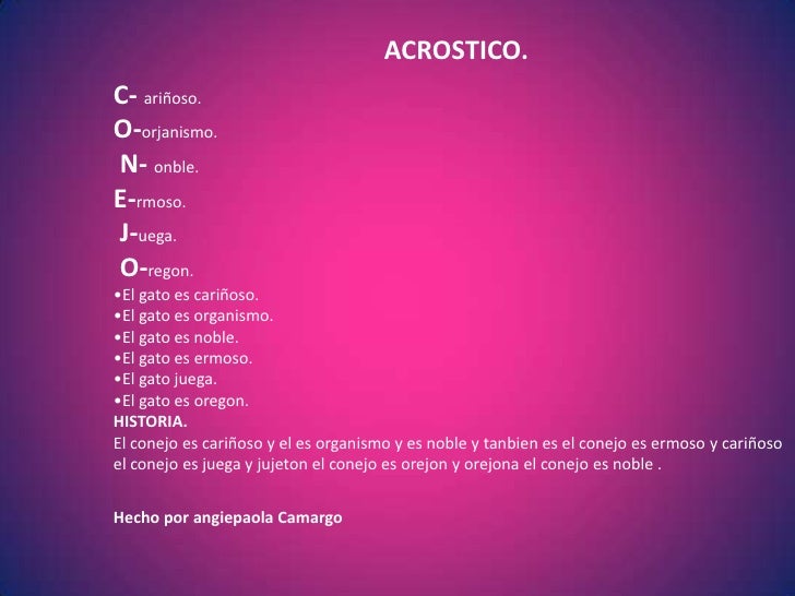 Acrostico