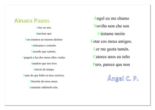 Acrosticos 2º c | PPT