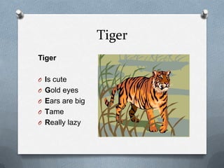Acrostic Poem Examples For Animals