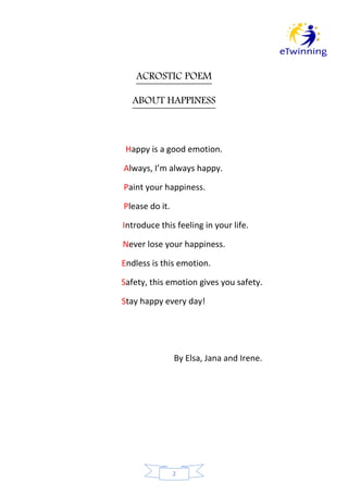 Acrostic poems about happiness | PDF