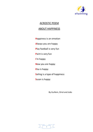Acrostic poems about happiness | PDF
