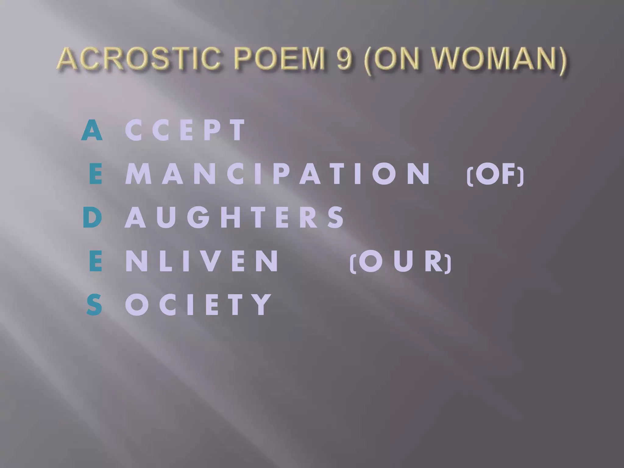 Acrostic poems on dengue patrol | PPTX