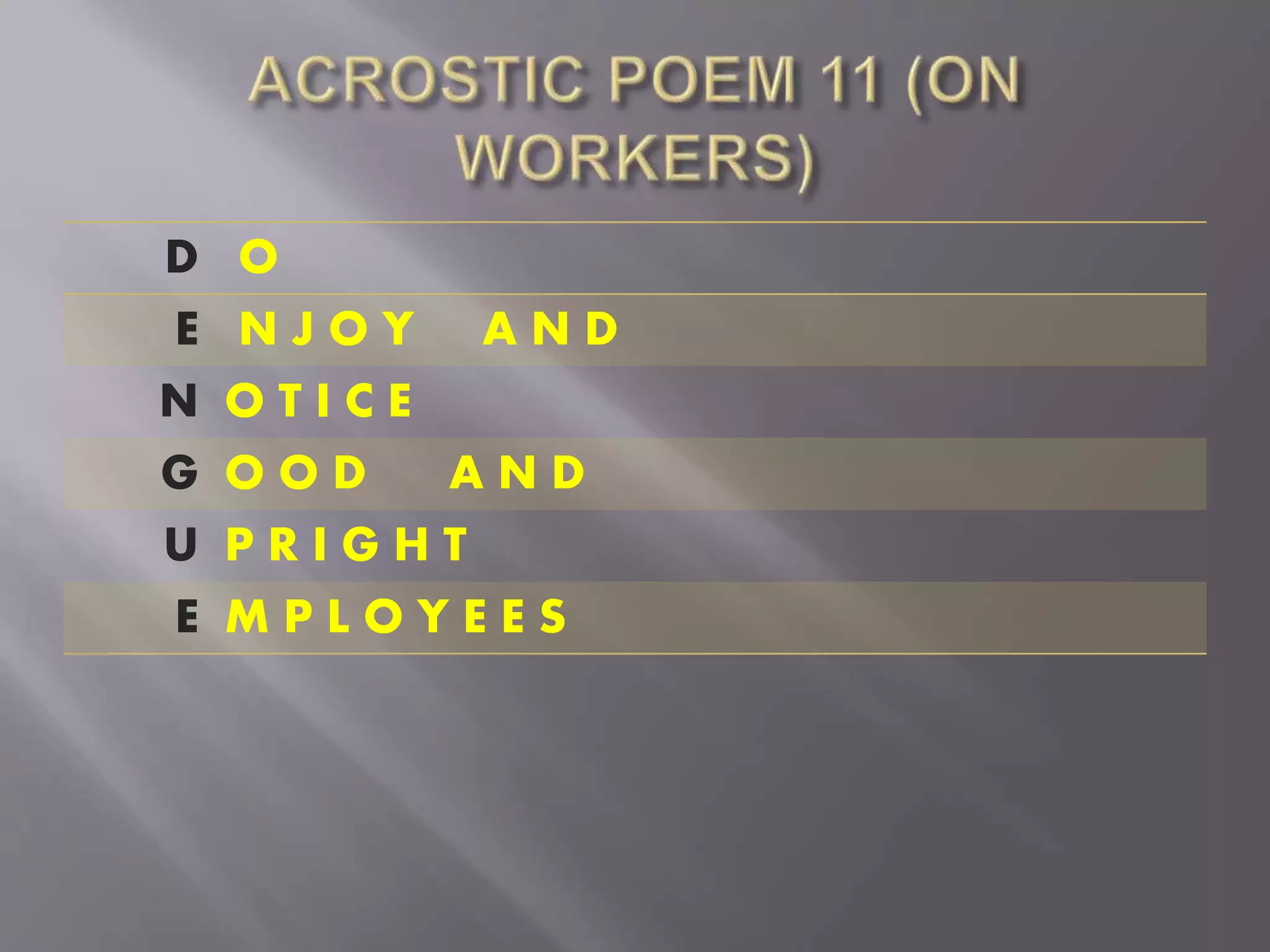 Acrostic poems on dengue patrol | PPTX