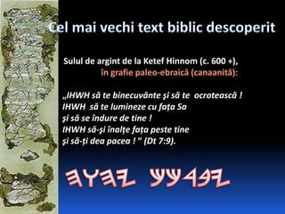 Acrostihul in critica textuala biblica | PPSX