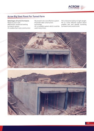 Acrow big steel panel (formwork) | PDF | Civil Engineering Industry ...