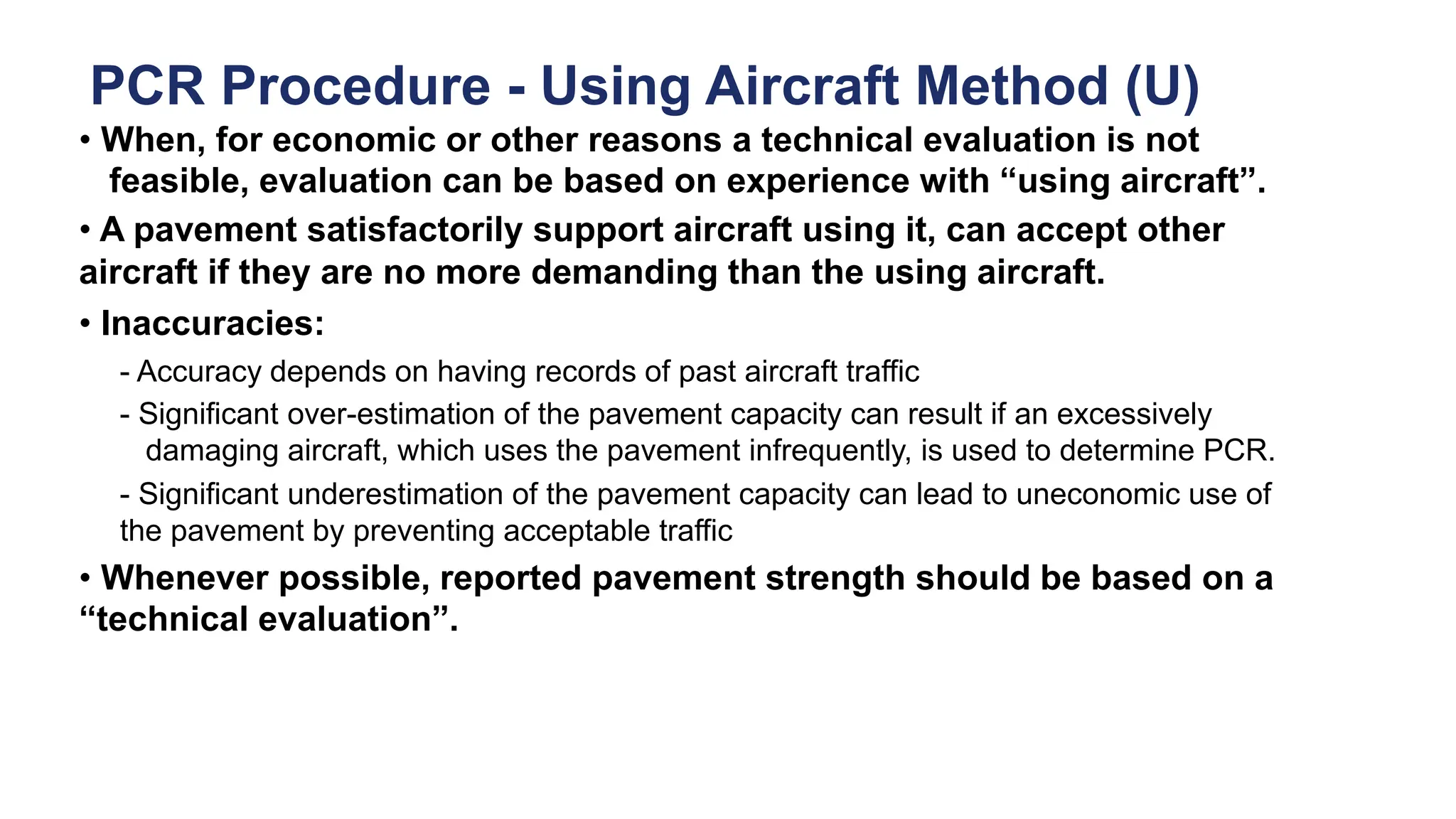 CALCULATION OF ACR-PCR OF RUNWAY PAVEMENT | PPTX