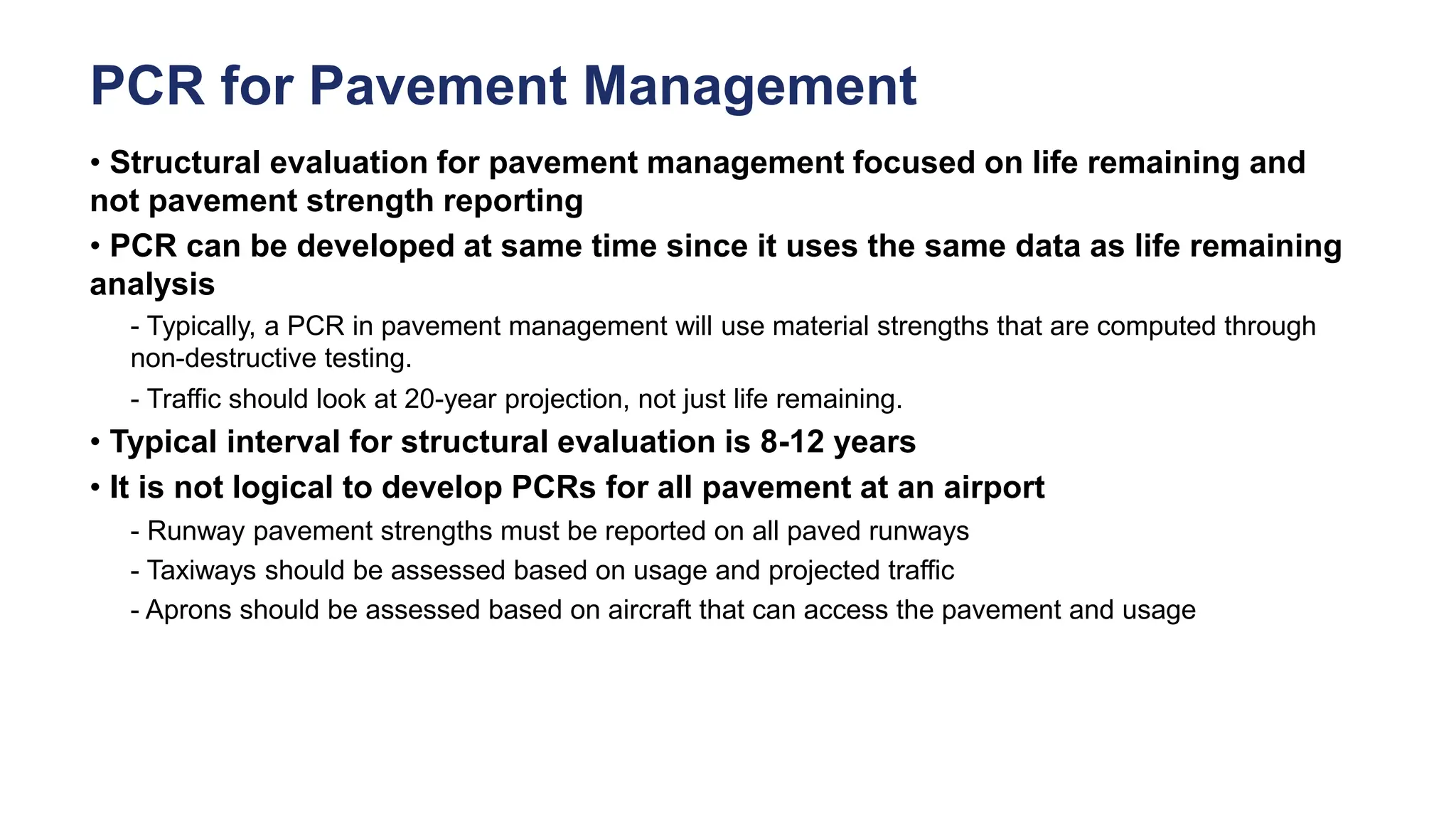 CALCULATION OF ACR-PCR OF RUNWAY PAVEMENT | PPTX