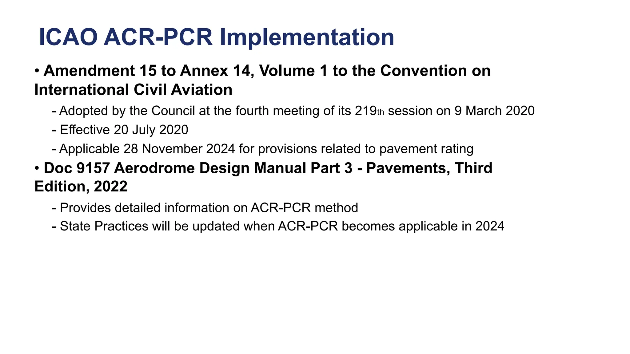 CALCULATION OF ACR-PCR OF RUNWAY PAVEMENT | PPTX