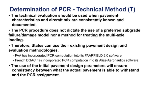 CALCULATION OF ACR-PCR OF RUNWAY PAVEMENT | PPTX | Aviation Industry ...