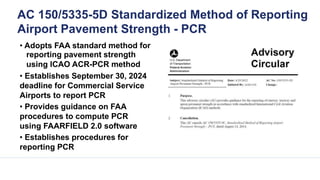 CALCULATION OF ACR-PCR OF RUNWAY PAVEMENT | PPTX