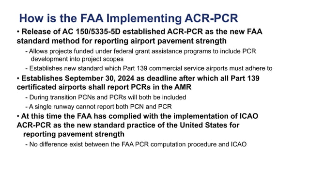 CALCULATION OF ACR-PCR OF RUNWAY PAVEMENT | PPTX | Aviation Industry ...