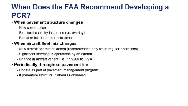 CALCULATION OF ACR-PCR OF RUNWAY PAVEMENT | PPTX | Aviation Industry ...