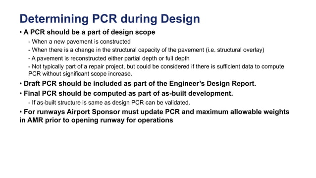 CALCULATION OF ACR-PCR OF RUNWAY PAVEMENT | PPTX | Aviation Industry ...