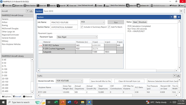 CALCULATION OF ACR-PCR OF RUNWAY PAVEMENT | PPTX | Aviation Industry ...