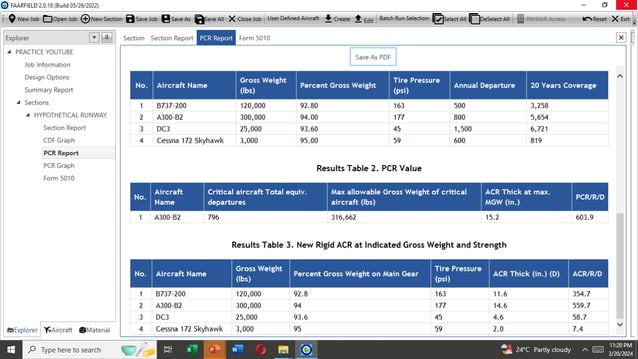 CALCULATION OF ACR-PCR OF RUNWAY PAVEMENT | PPTX | Aviation Industry ...