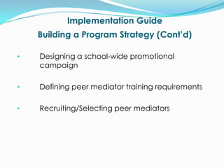 Acr presentation on peer mediators curriculum 10 9-13 | PPTX