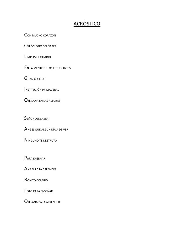 Acróstico