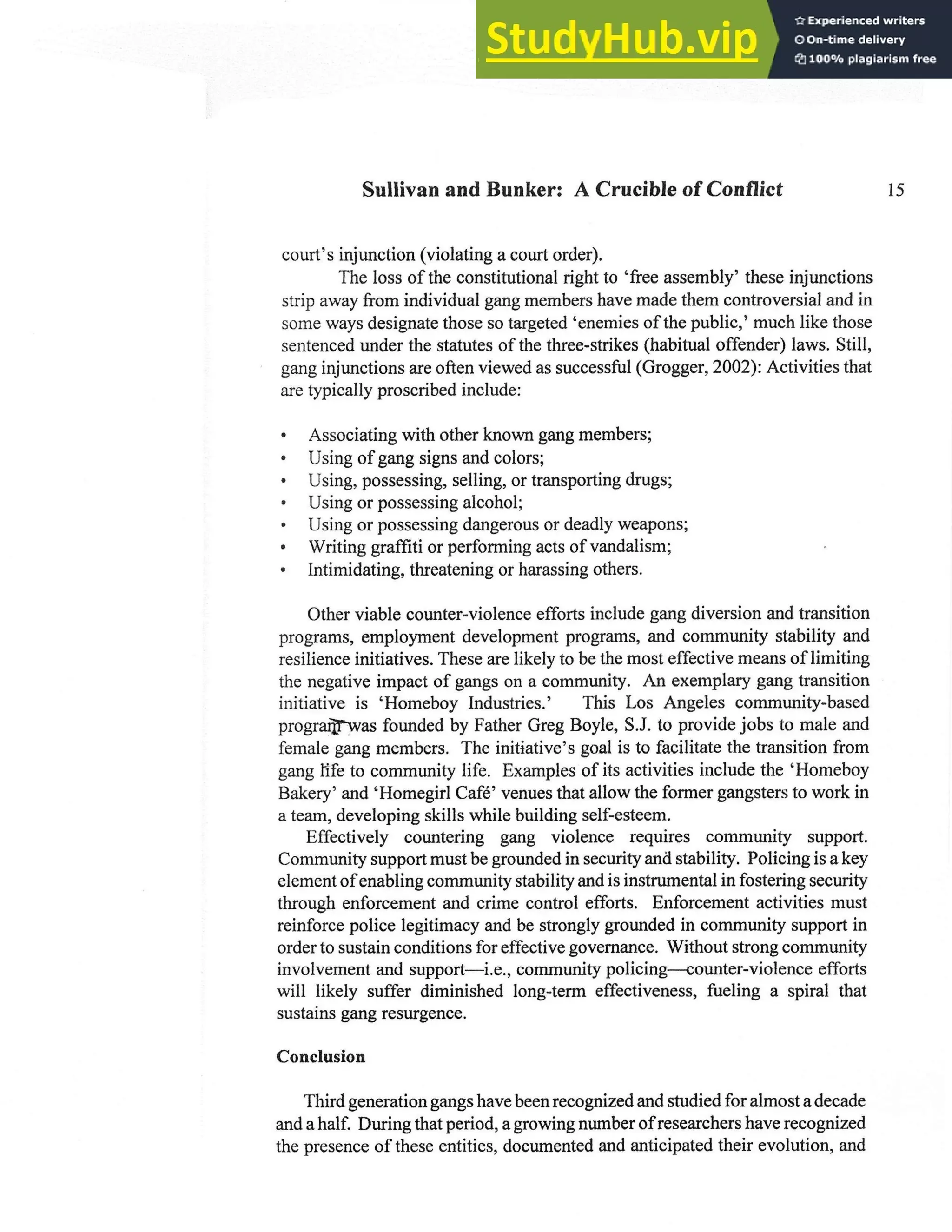 A Crucible Of Conflict Third Generation Gang Studies Revisited | PDF
