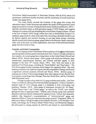 A Crucible Of Conflict Third Generation Gang Studies Revisited | PDF