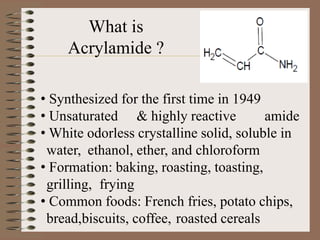 Acrylamide presentation | PPT