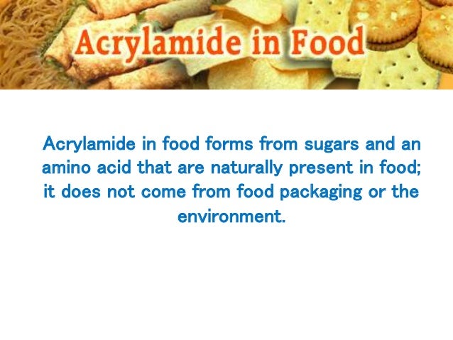 Acrylamides in foods