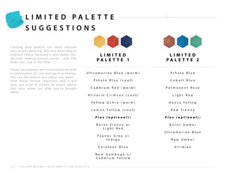 acrylic-painitng-cheat-sheets for color. | PDF