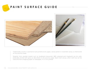 acrylic-painitng-cheat-sheets for color. | PDF