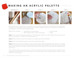 acrylic-painitng-cheat-sheets for color. | PDF