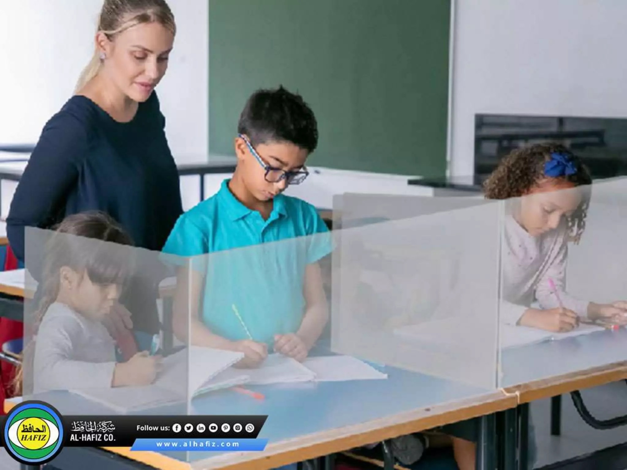 Acrylic classroom partition screens | PPTX