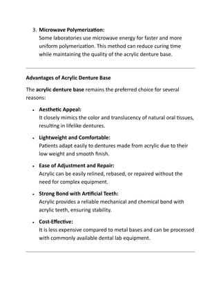 Acrylic Denture Base – Foundation of Modern Prosthodontics.pdf