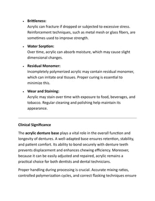 Acrylic Denture Base – Foundation of Modern Prosthodontics.pdf