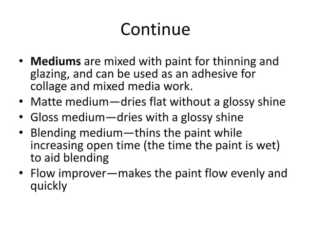 Acrylic enamel paints | PPTX