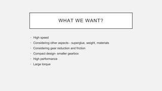 Acrylic gearbox creativity journal | PPT