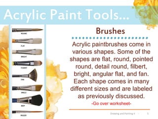 Acrylic Paint: Tools, Tips and Techniques | PDF