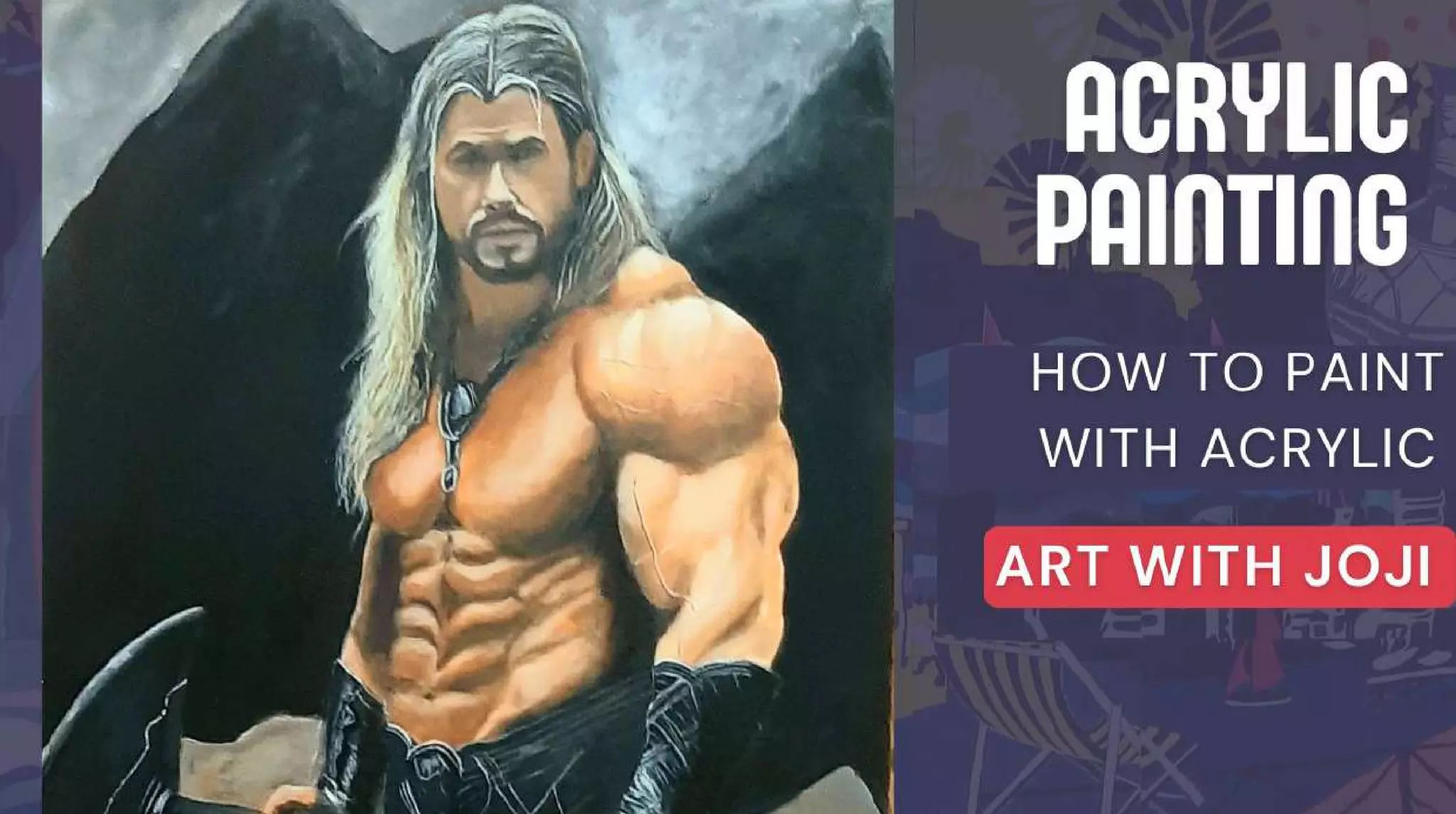 Thor acrylic painting | PDF