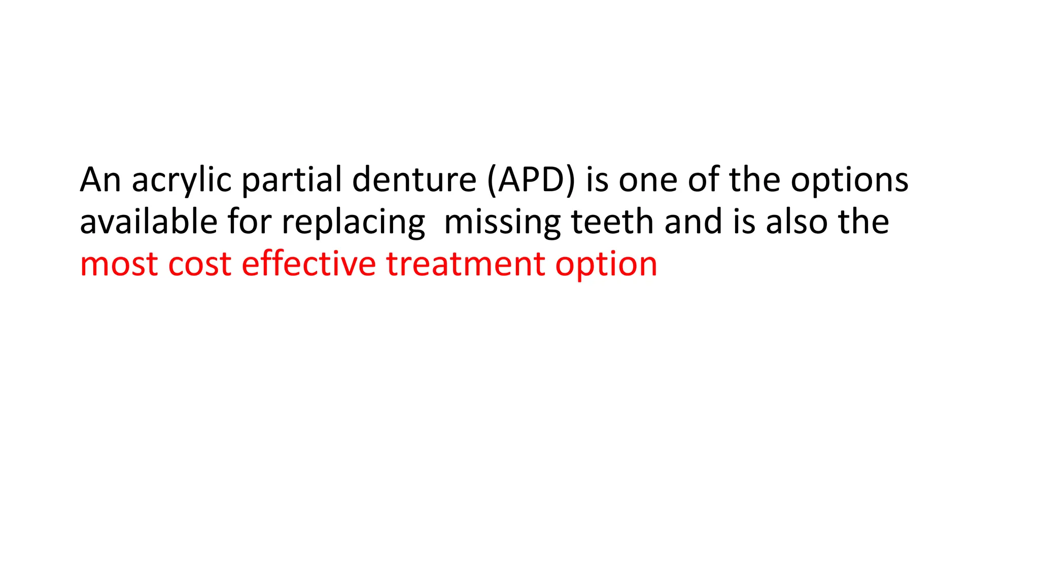 ACRYLIC PARTIAL DENTURES................ | PPTX