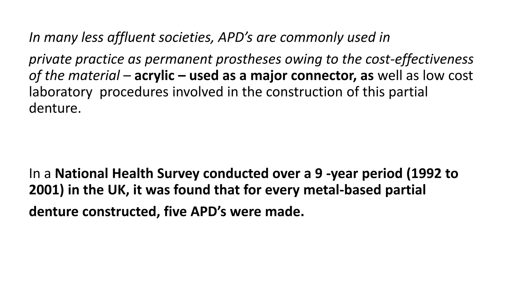 ACRYLIC PARTIAL DENTURES................ | PPTX