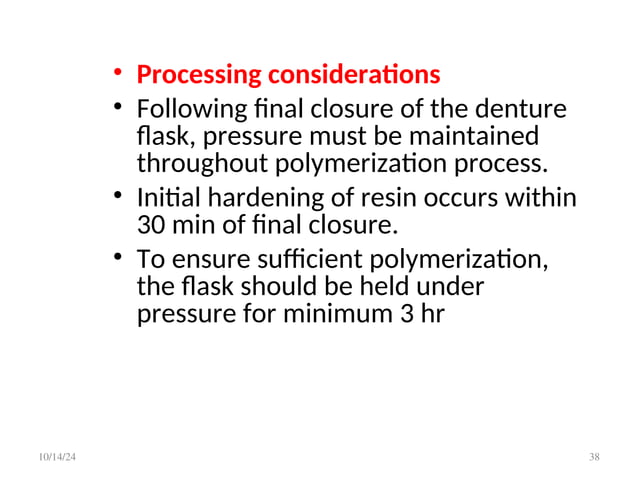 acrylic resins polymer application in dentistry | PPT