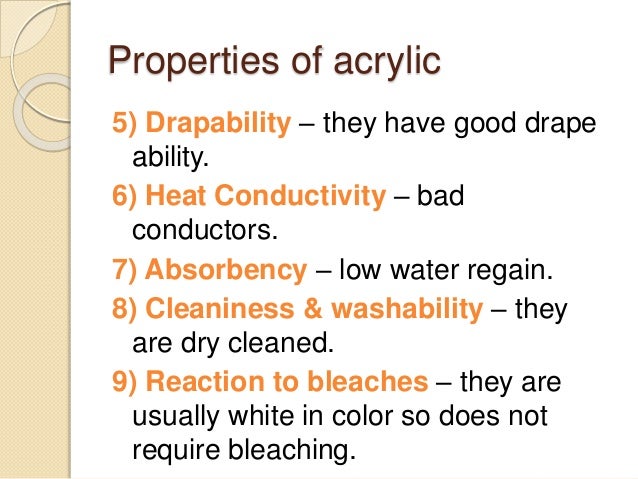 Man made Non cellulose fiber - Acrylic+