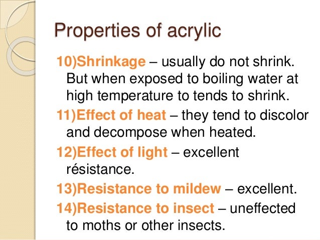 Man made Non cellulose fiber - Acrylic+
