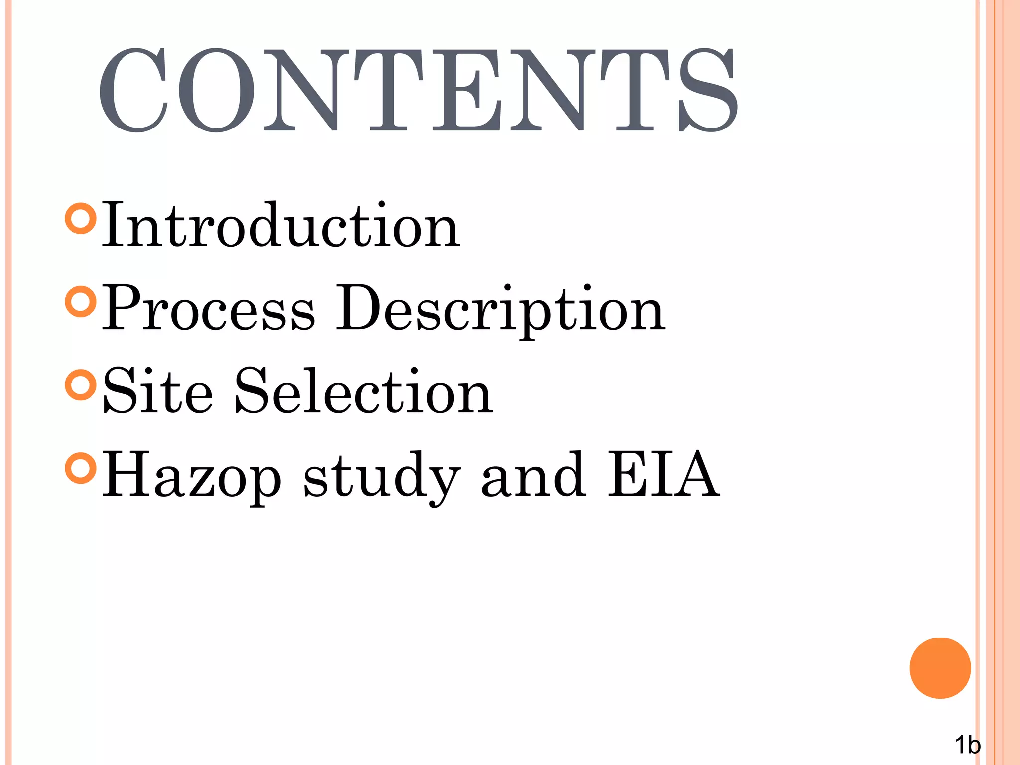 Production of Acrylonitrile from the ammoxidation of propylene | PPT