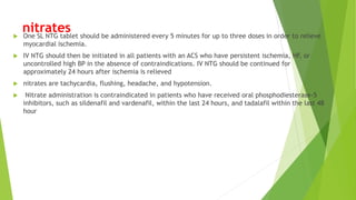 Acute Coronary syndrome | PPTX