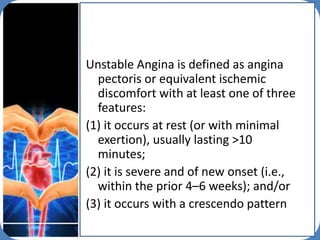 Acute coronary syndrome | PPTX