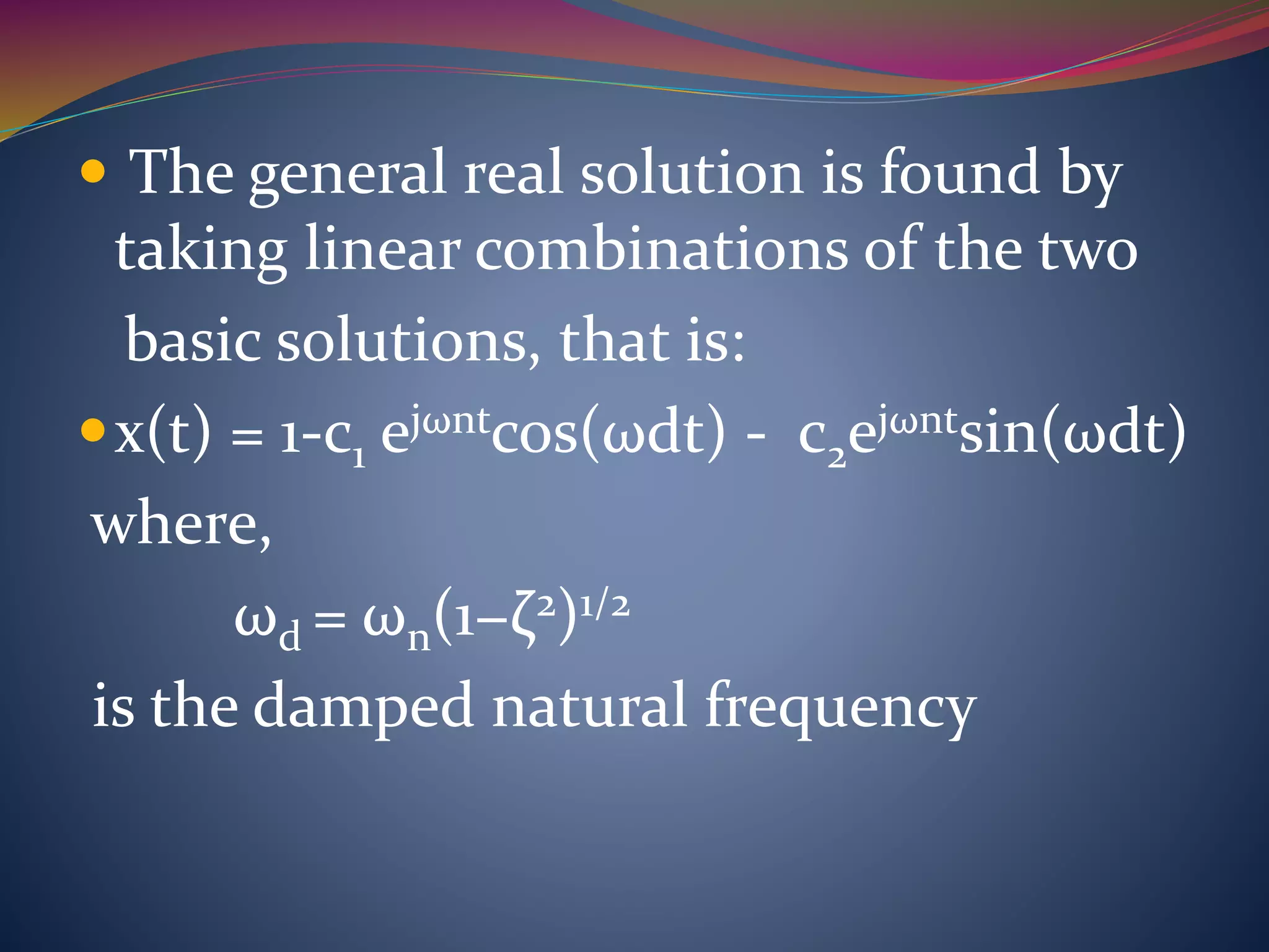 Second order systems | PPTX